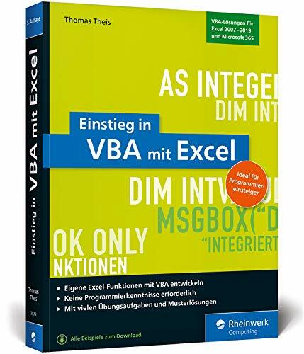 Einstieg in VBA mit Excel: … | Studibuch