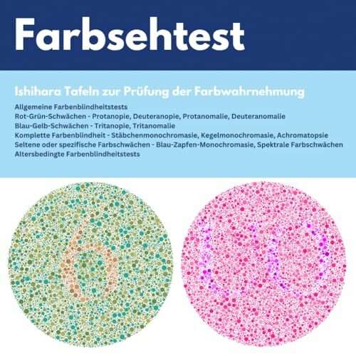 Farbsehtest: Ishihara Tafeln zur Prüfung der … | Studibuch