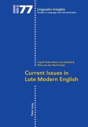 Current Issues in Late Modern English von … | Studibuch