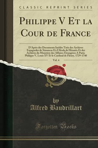 Philippe V Et la Cour de France, Vol. 4: … | Studibuch