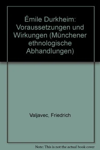 Émile Durkheim. Voraussetzungen und Wirkungen … | Studibuch